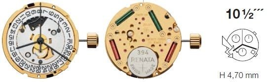 Оригинальный механизм ETA 251.471 H1, date 6